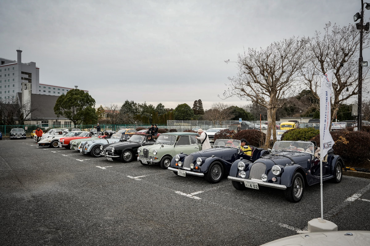 クラシックカーイベントの新年会｜36回目のモーガン・クラブ・ニッポン（MCN）ニューイヤーラリー開催 | octane.jp | 美しい車と暮らす
